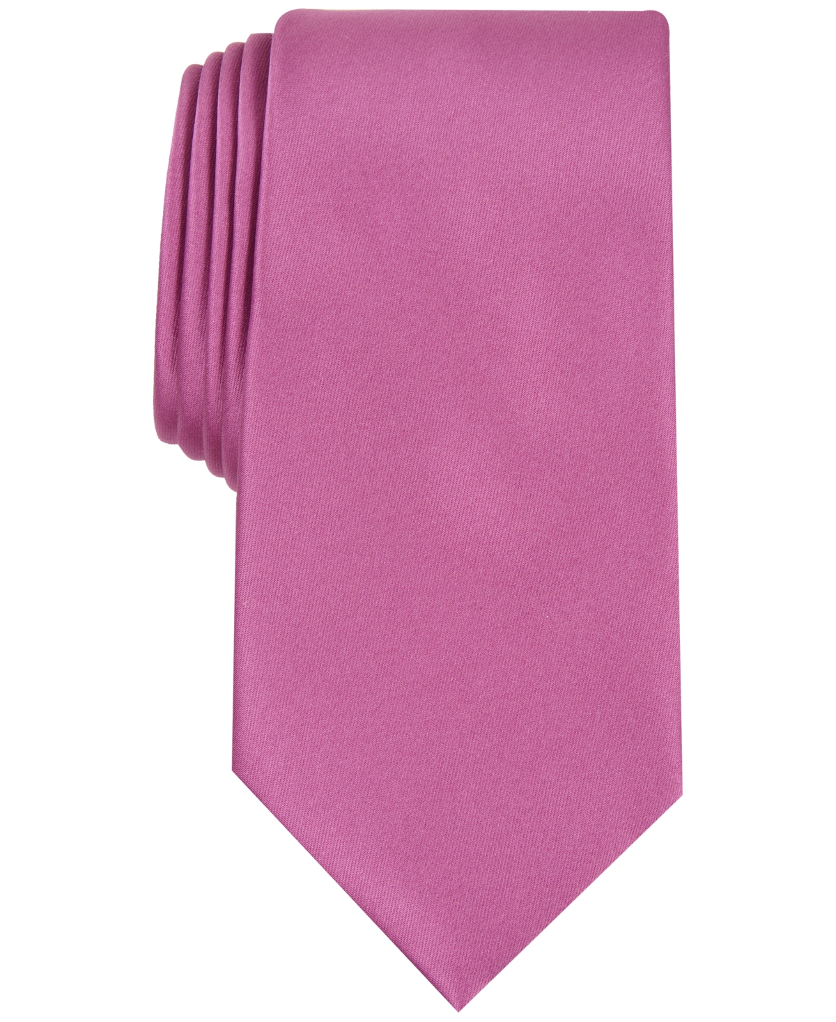 Click here for Mens Perry Ellis Satin Solid Tie - Eggplant prices