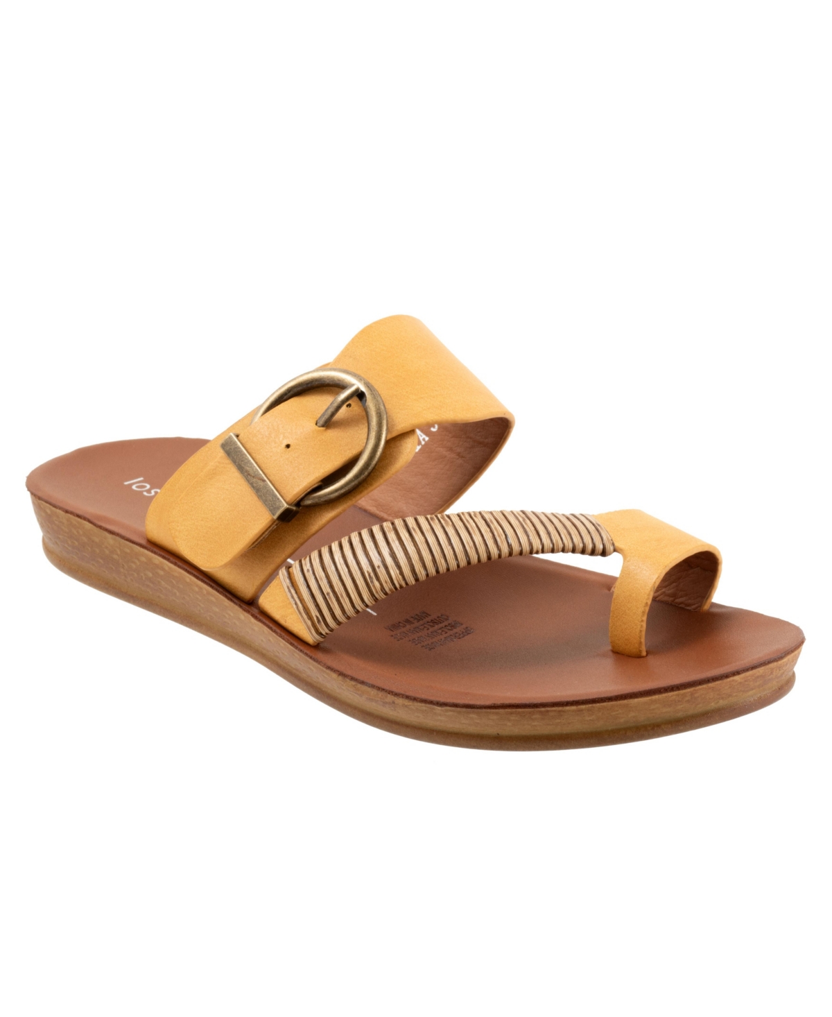 Click here for Los Cabos Bria Sandal - Mustard prices
