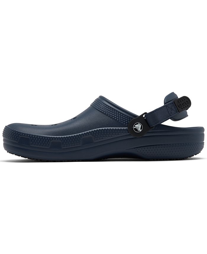 Crocs Men's and Women's On-The-Clock Work Slip-On Clogs from Finish ...