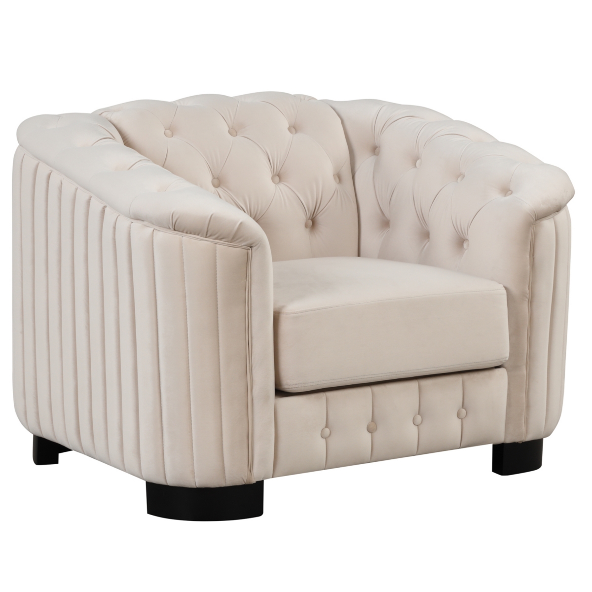 Click here for Streamdale Furniture 41.5 Velvet Upholstered Accen... prices