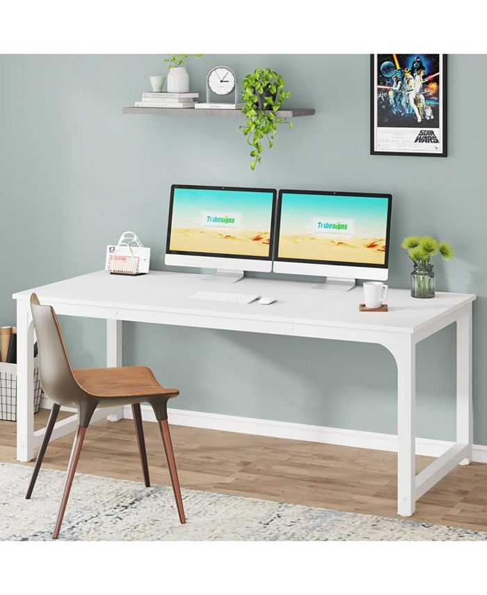 Tribesigns Modern Computer Desk, 63 x 31.5 inch Large Executive Office ...
