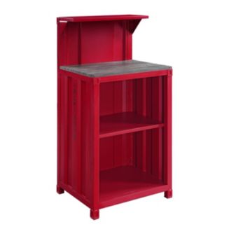 Simplie Fun Car Reception Desk In Red Finish - Macy's