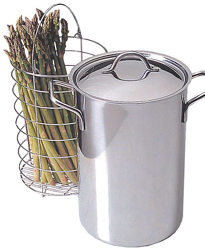 RSVP International Endurance 18/8 Stainless Steel 8"x6"x9" Asparagus ...