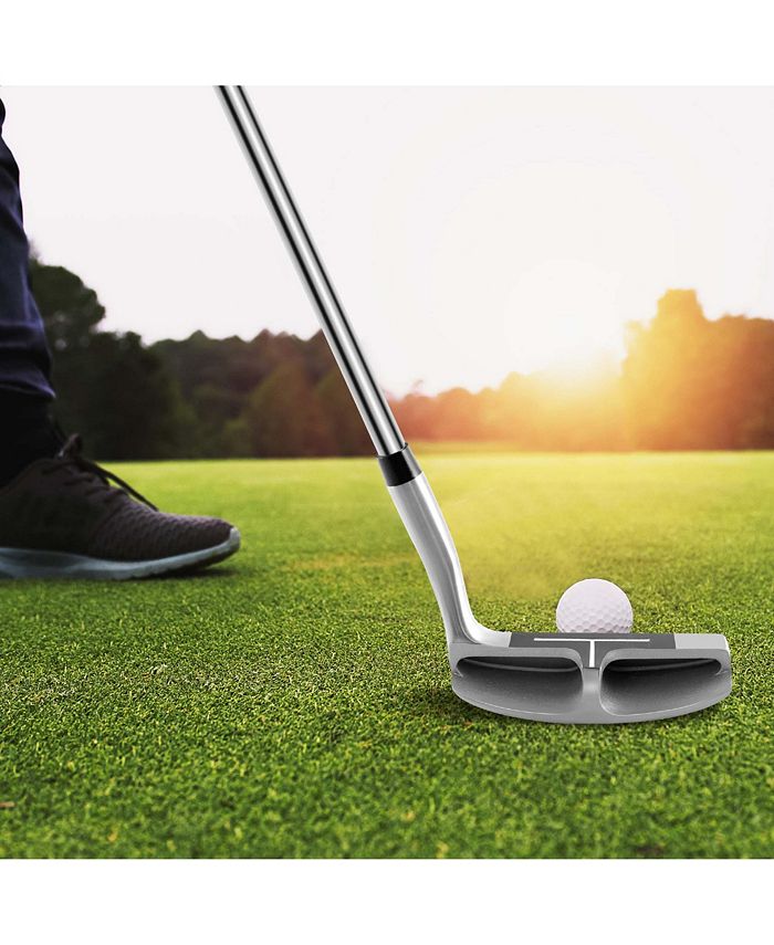 Costway Golf Chipper Right-Handed Chipping Club Stainless Steel Head ...
