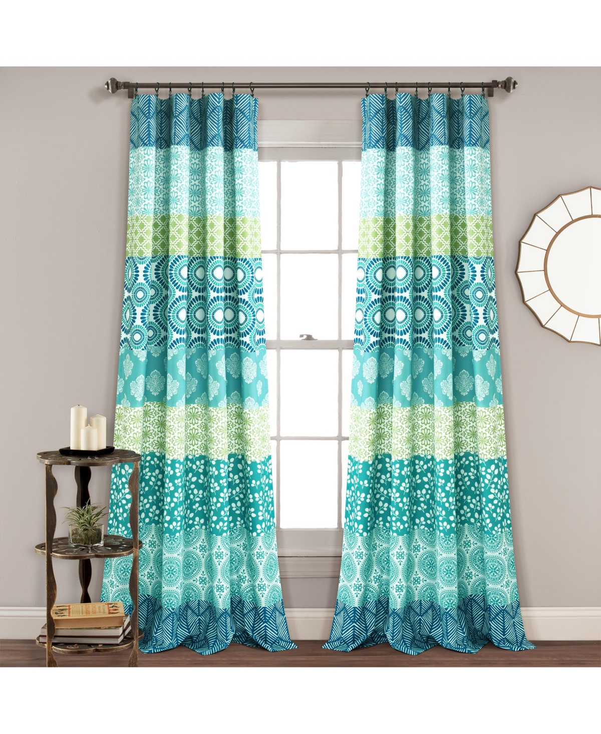 Click here for Lush Decor Bohemian Stripe Window Curtain Panels -... prices