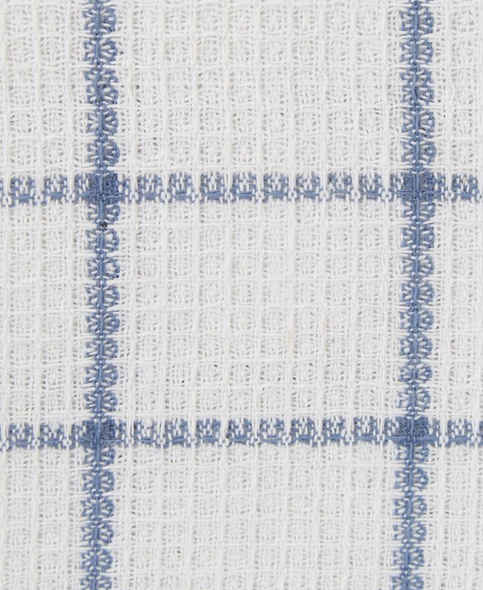 Design Imports Scrubber Dishcloths Collection Windowpane Dishrag Set ...