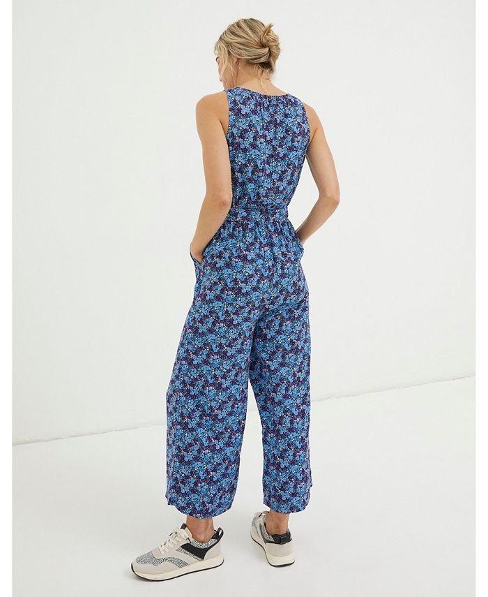 FatFace Women's Haylie Ink Floral Jumpsuit - Macy's