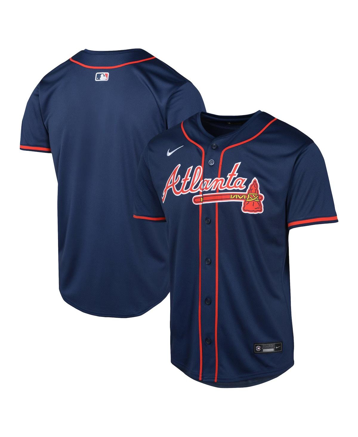 Click here for Nike Big Boys and Girls Navy Atlanta Braves Altern... prices