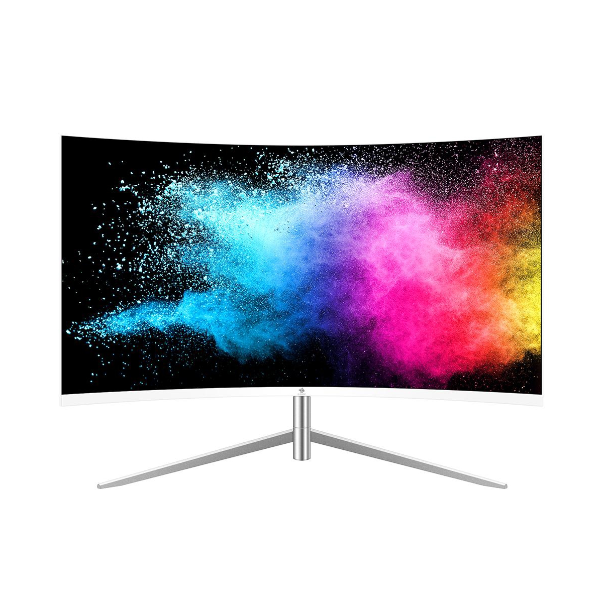 U24C 24 inch 1080P Fhd 100Hz 1650R Curved Monitor  99 sRGB  Hdmi + DisplayPort - Silver