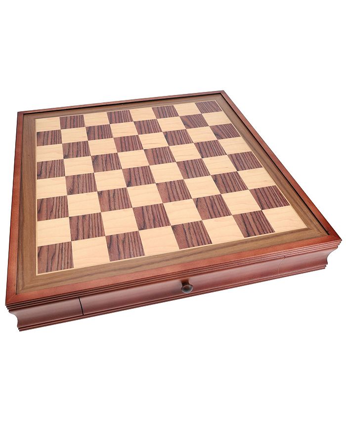 Bobby Fischer WE Games Wood Laminate Chess Board with Storage Drawers ...