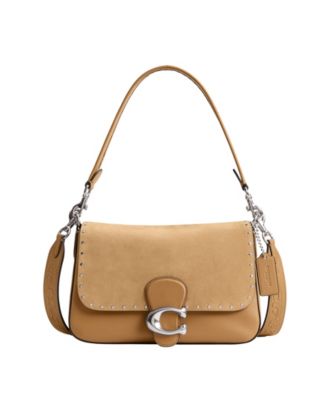 Coach Soft Tabby Leather with Rivets Shoulder Bag - Macy's