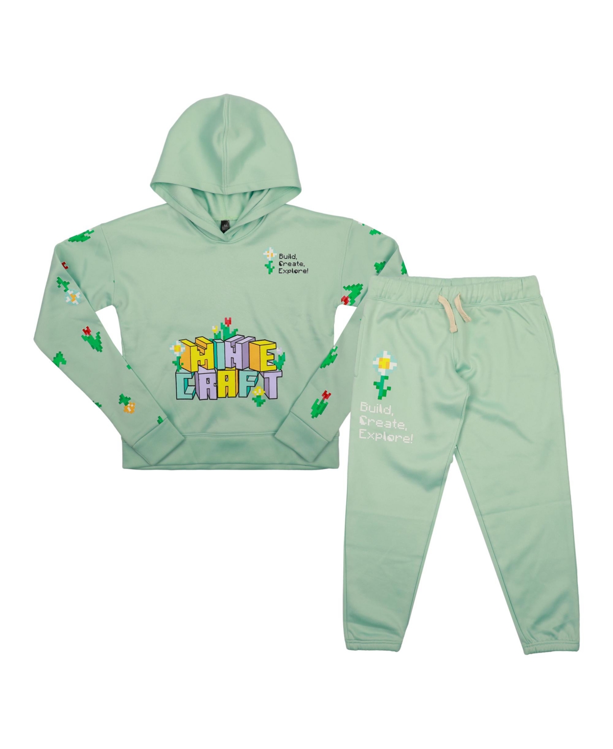 Click here for Minecraft Boys Youth Hoodie and Sweatpant Set - Mu... prices