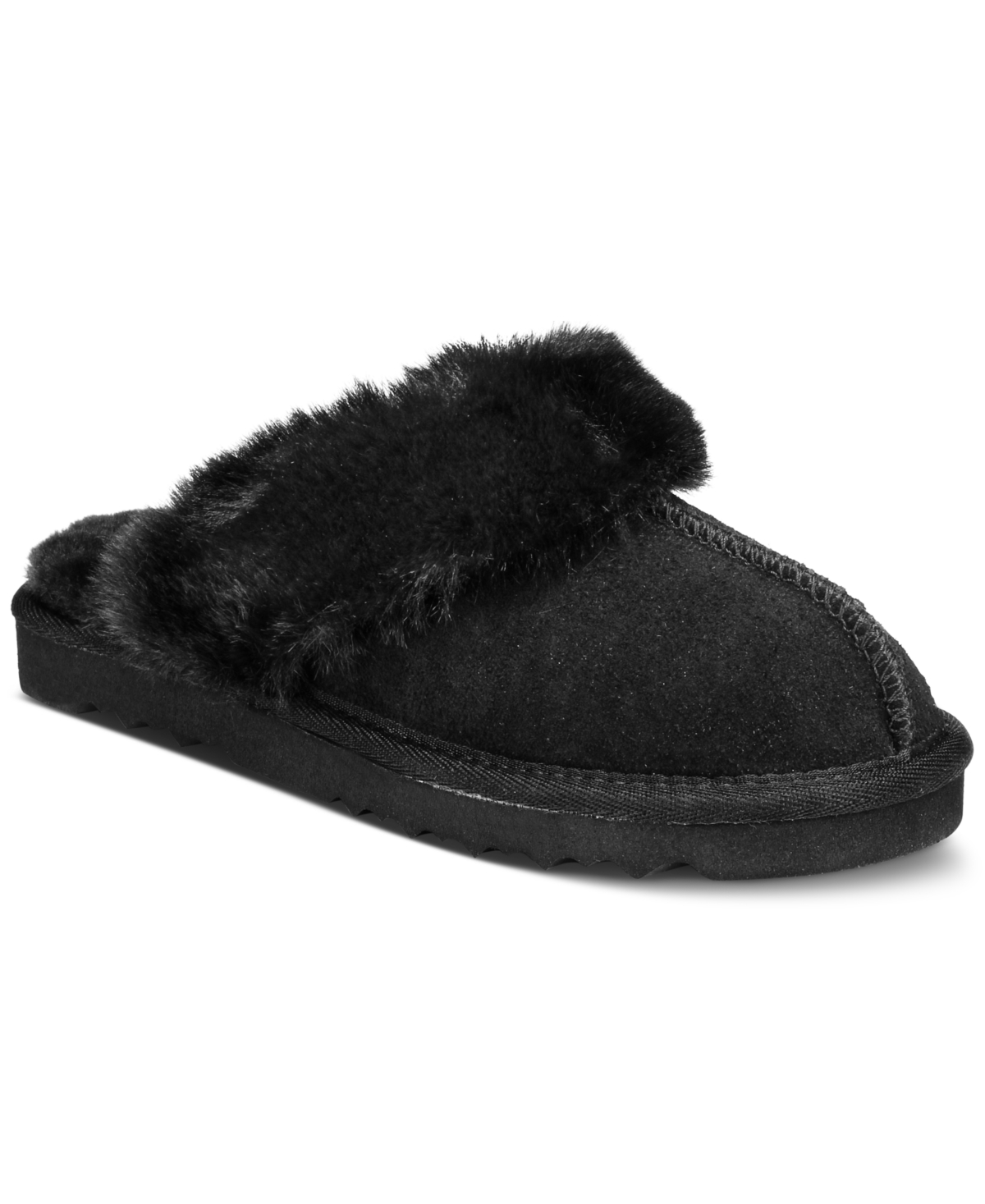 Style & Co Womens Rosiee Slippers  Created for Macys - Black