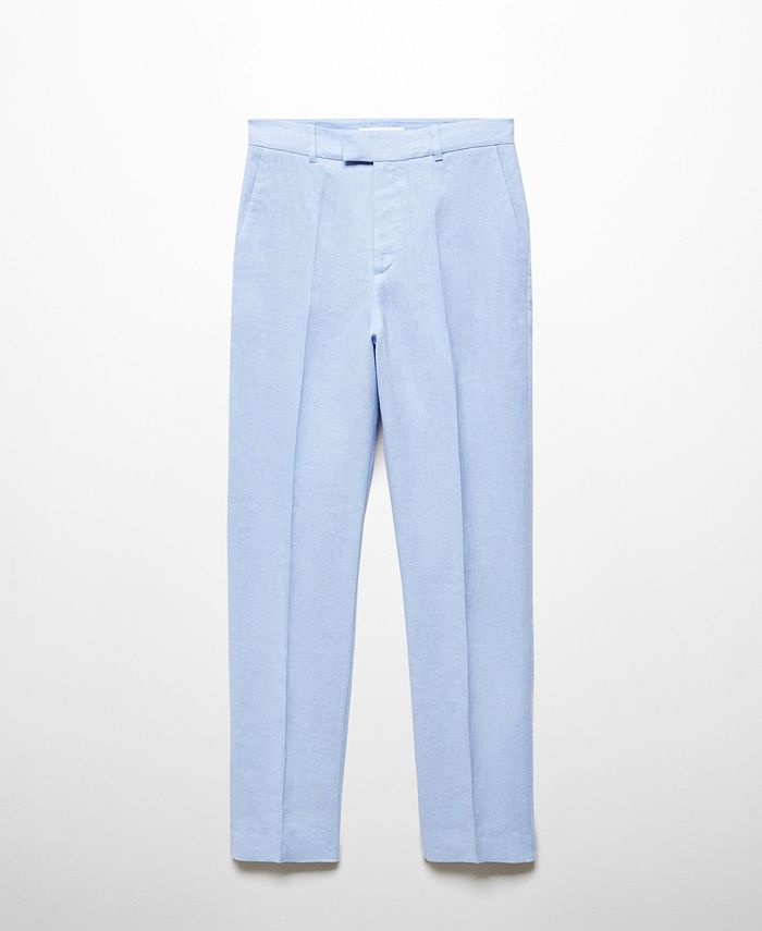 MANGO Women's 100% Linen Suit Trousers - Macy's