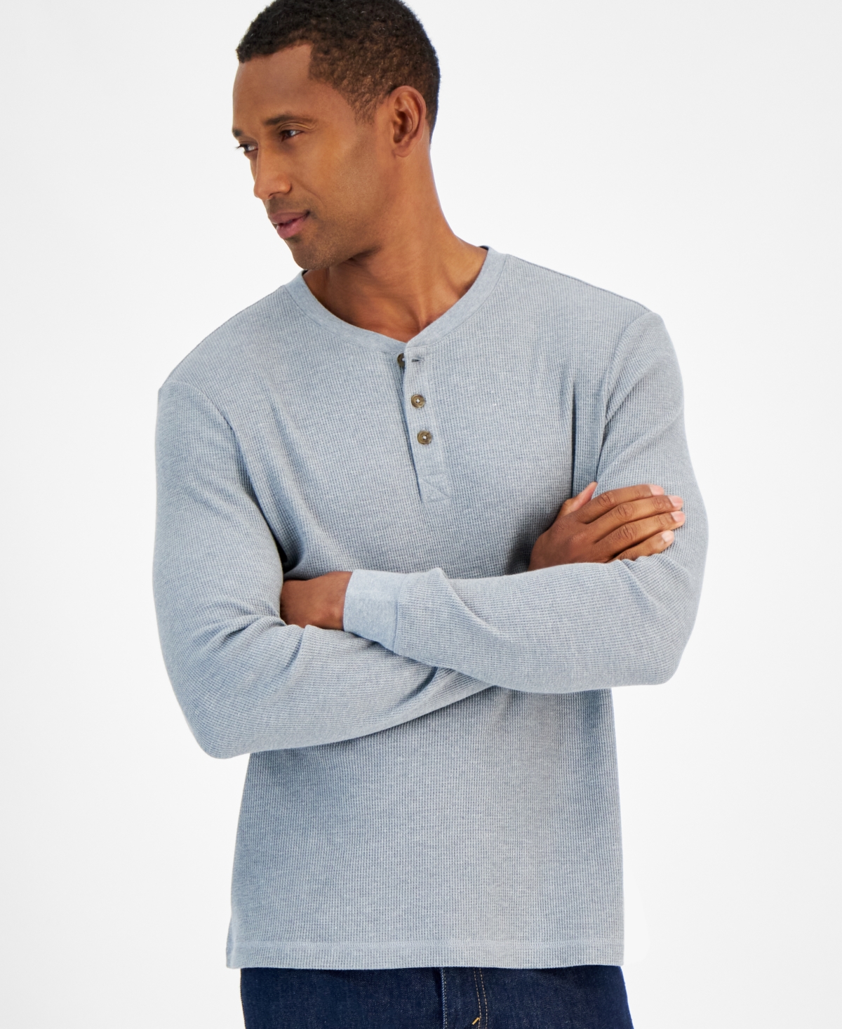 Click here for Club Room Mens Thermal Long Sleeve Henley  Created... prices