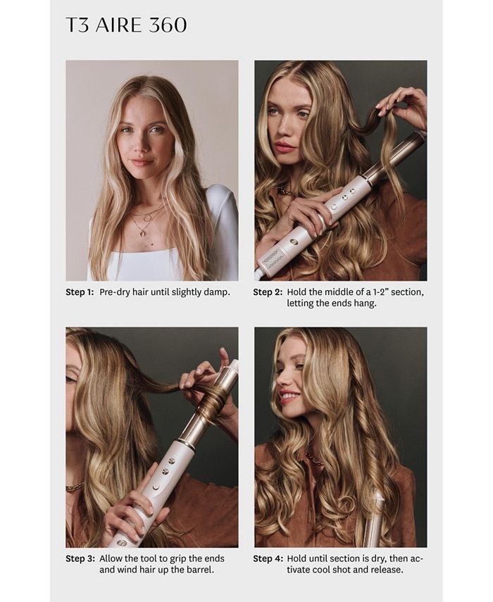T3 Aire 360 Ceramic Air Styler Blowout Kit - Macy's