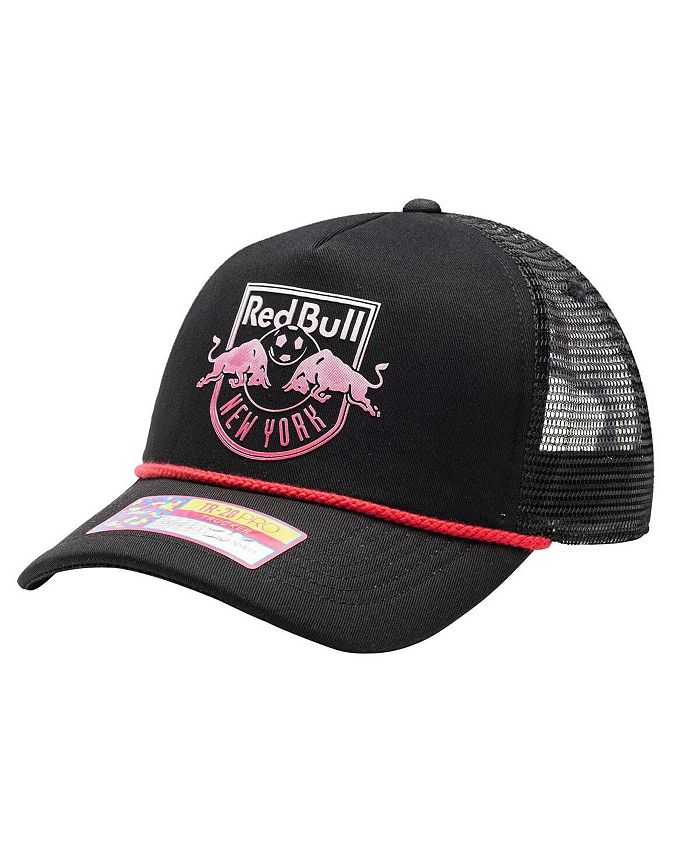 Fan Ink Men's Black New York Red Bulls Atmosphere Trucker Adjustable ...