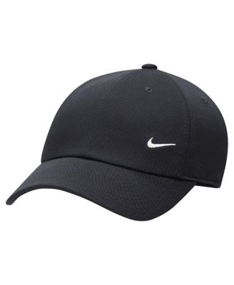 Nike Men s and Women s Black Swoosh Club Performance Adjustable Hat Macy s