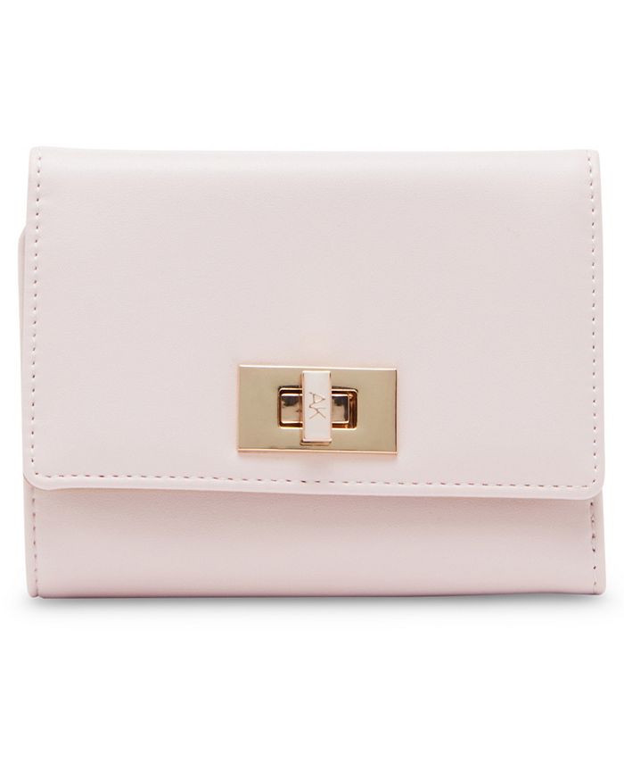 Anne Klein Women's Small Flap Turn Lock Wallet - Macy's