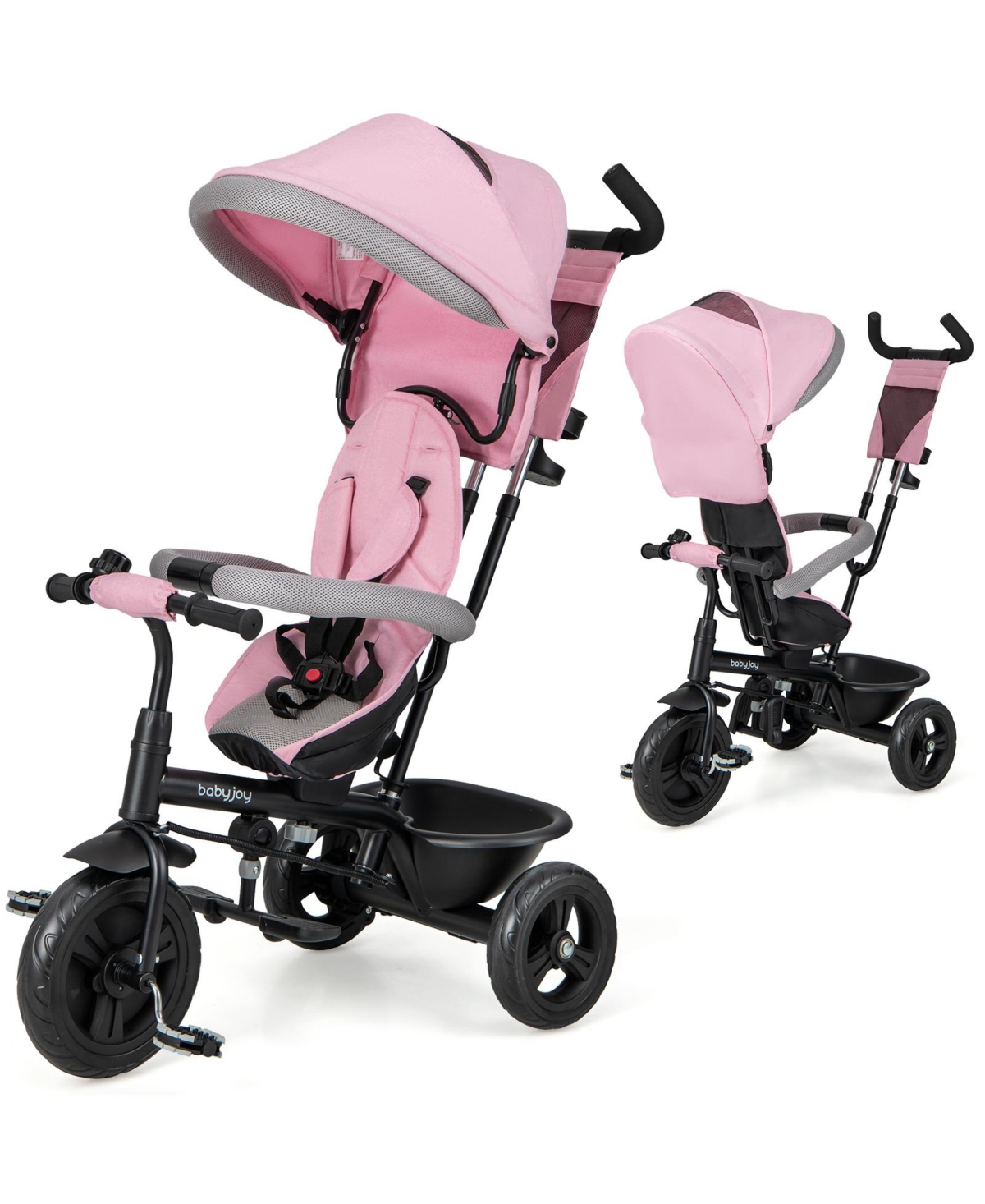 Click here for Slickblue 4-in-1 Baby Trike Kids Tricycle with Rem... prices