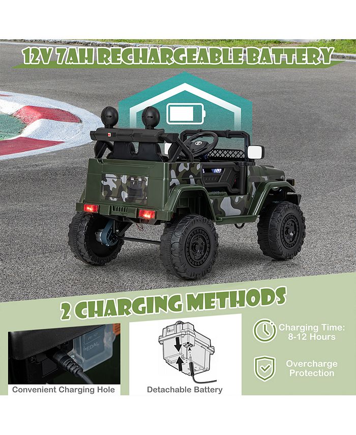 Slickblue 12V 7Ah Licensed Toyota FJ Cruiser Electric Car with Remote ...