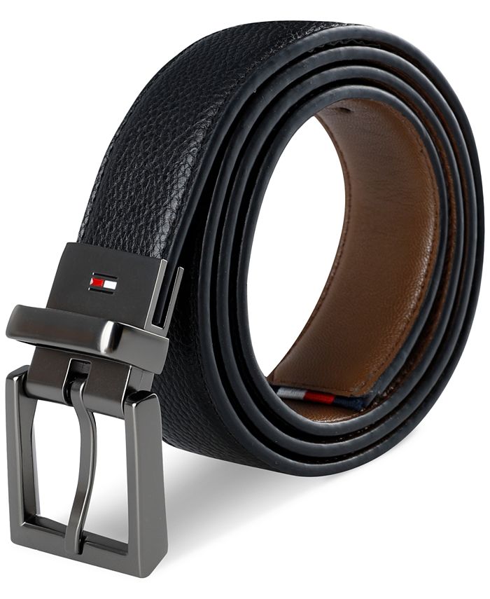 Tommy Hilfiger Men's Reversible Stretch Belt - Macy's