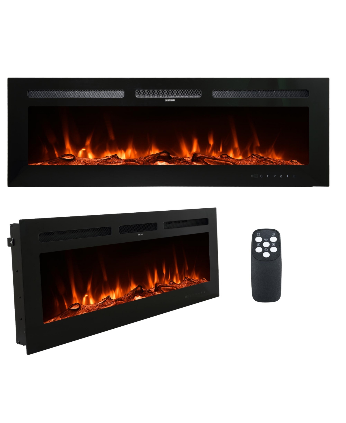Click here for Mondawe 50 Recessed Wall-Mounted Electric Fireplac... prices