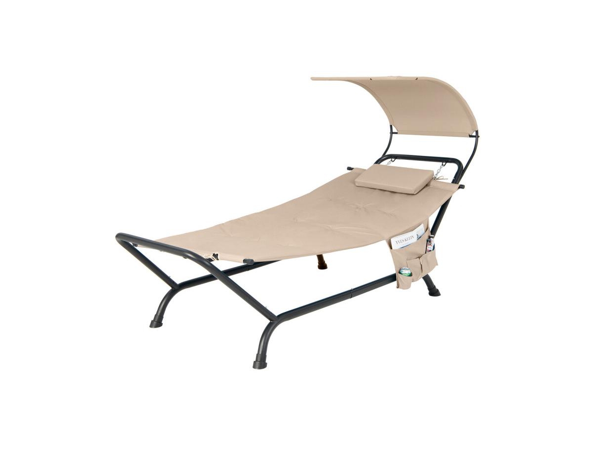 Click here for Slickblue Patio Hanging Chaise Lounge Chair with C... prices