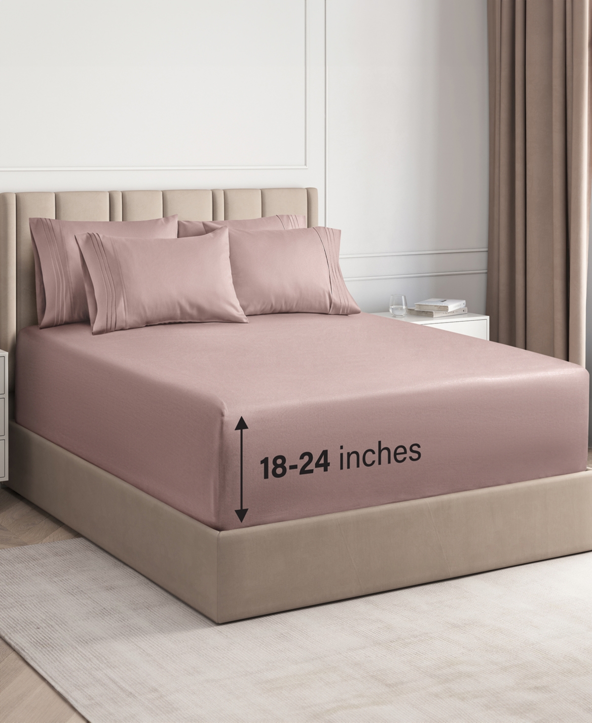 Click here for Microfiber Sheet Set 18" - 24" Inch Extr... prices