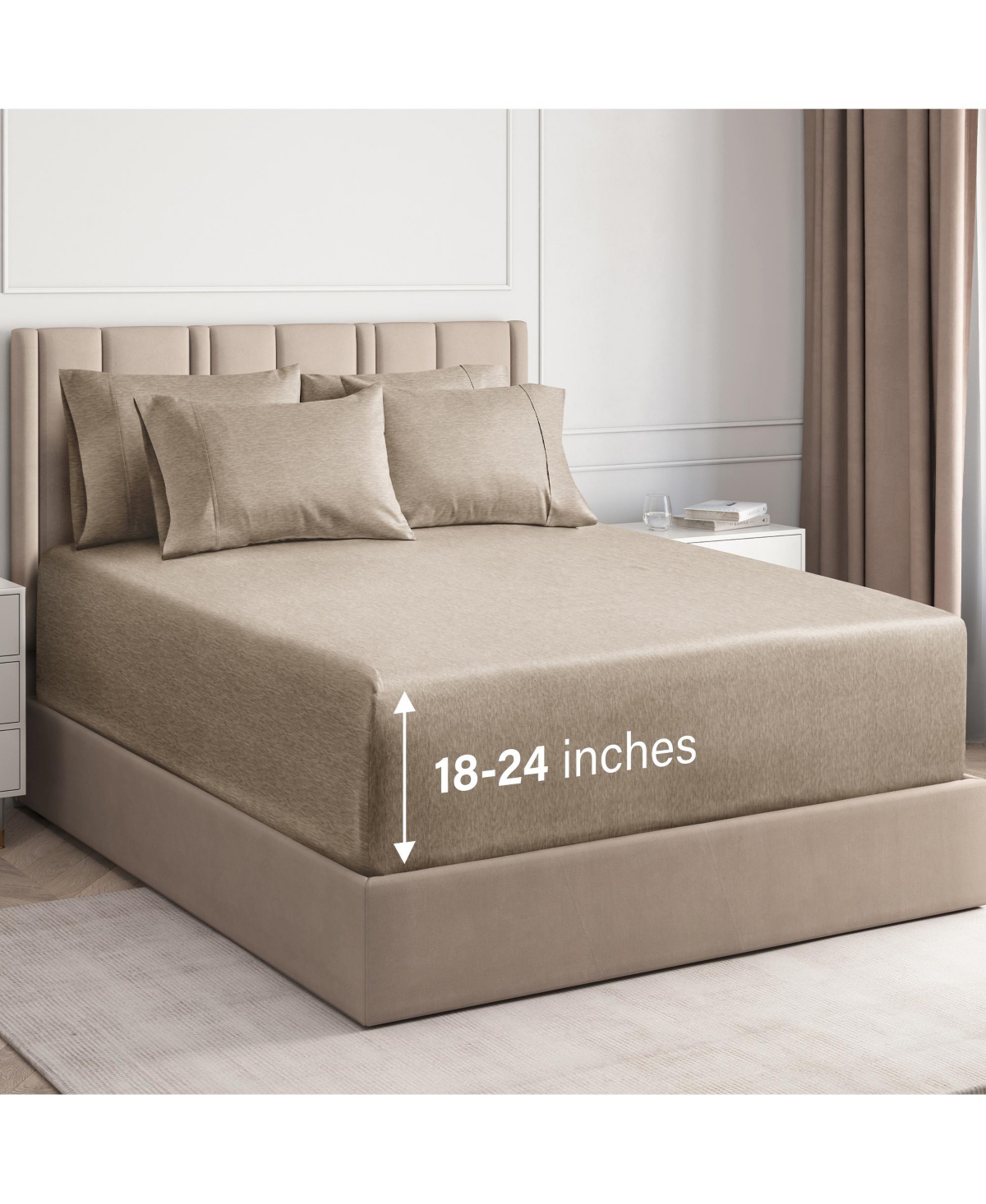 Click here for Microfiber Sheet Set 18" - 24" Inch Extr... prices