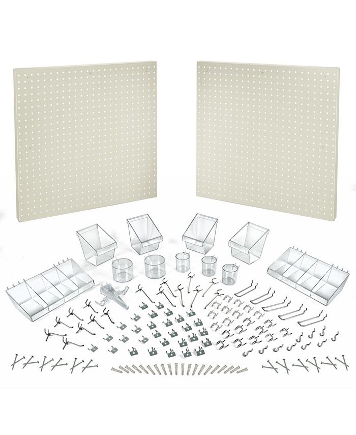Azar Displays 125-Piece Pegboard Organizer Kit - Macy's
