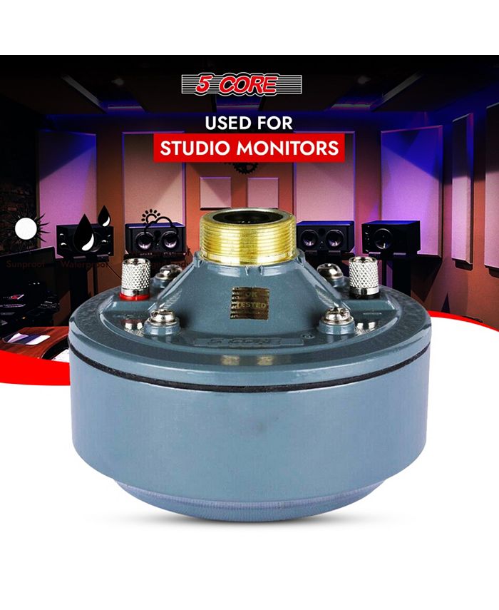 5 Core Compression Driver • 600W Peak Aluminium Tweeter Diaphragm • 16 ...