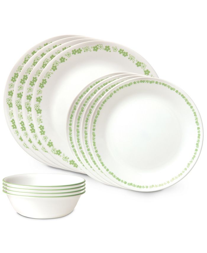 Corelle Vitrelle Classic Spring Blossom 12 Pc. Dinnerware Set, Service ...