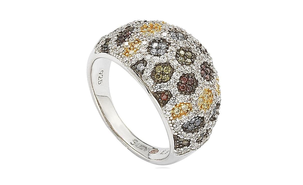 Click here for Suzy Levian Sterling Silver Cubic Zirconia Multi-C... prices