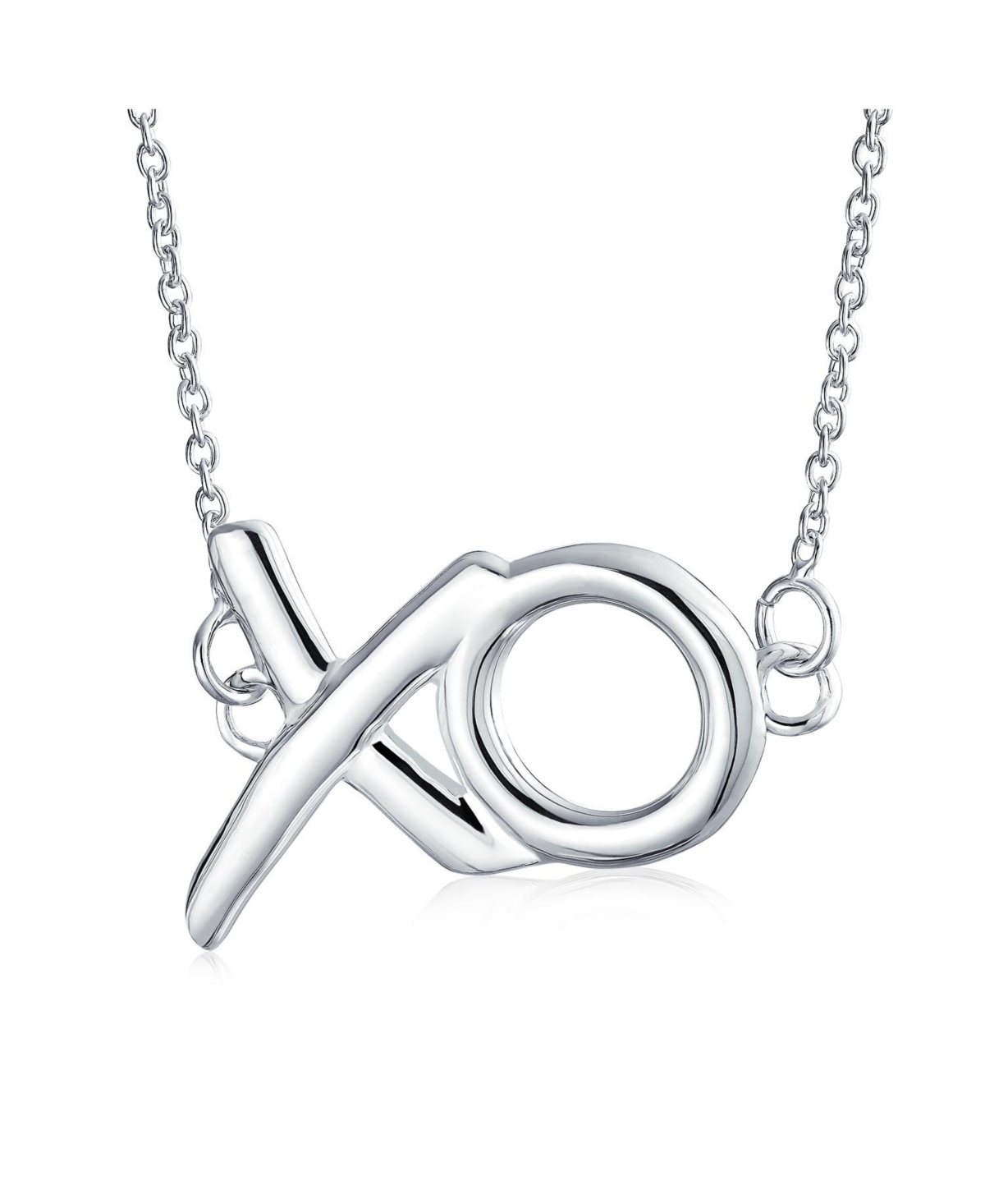 Click here for Bling Jewelry Minimalist Hugs And Kisses Xo Statio... prices