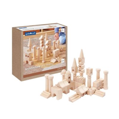 Kaplan Early Learning Architectural Unit Blocks - 44 Pieces - Macy's