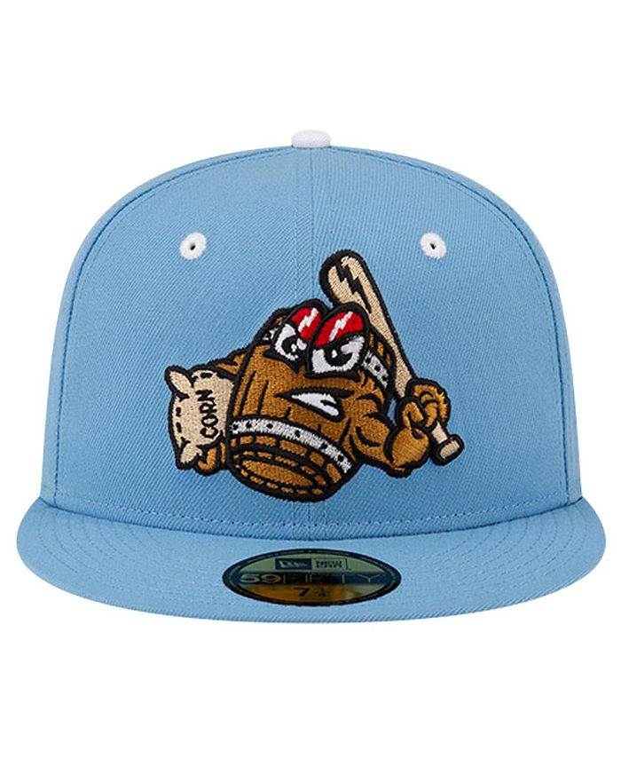 New Era Men's Light Blue Louisville Bats Theme Night Mashers 59FIFTY ...