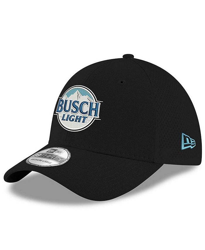 New Era Men's Black Ross Chastain Busch Light 39THIRTY Flex Hat - Macy's