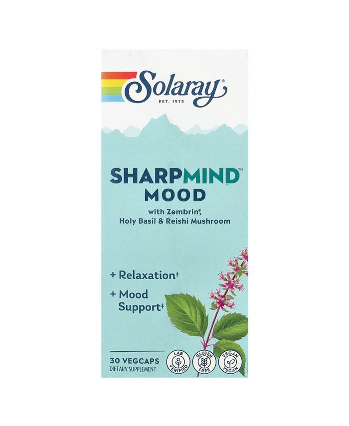 Solaray SharpMind Mood - 30 Vegcaps - Macy's