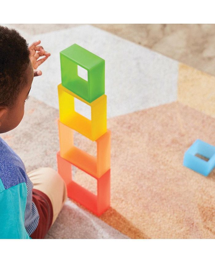 Kaplan Early Learning Discovery Squares - Rainbow - 6 Pieces - Macy's