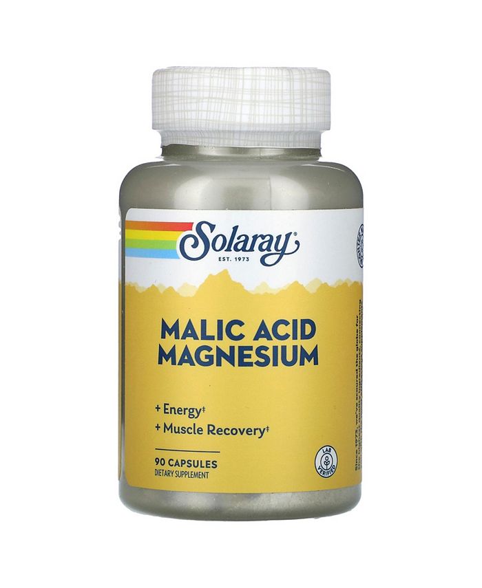 Solaray Malic Acid Magnesium - 90 Capsules - Macy's