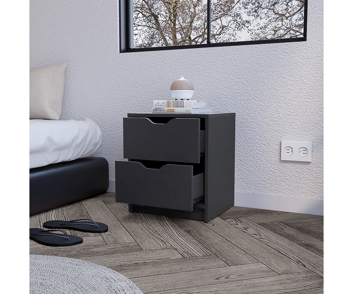 Click here for Streamdale Nightstand Gandu  Two Drawers  Finish -... prices