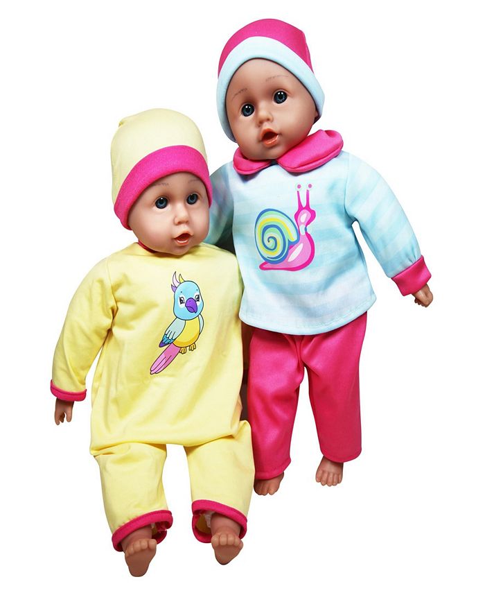 Lissi Dolls Twin Highchair Baby Dolls Set - Macy's