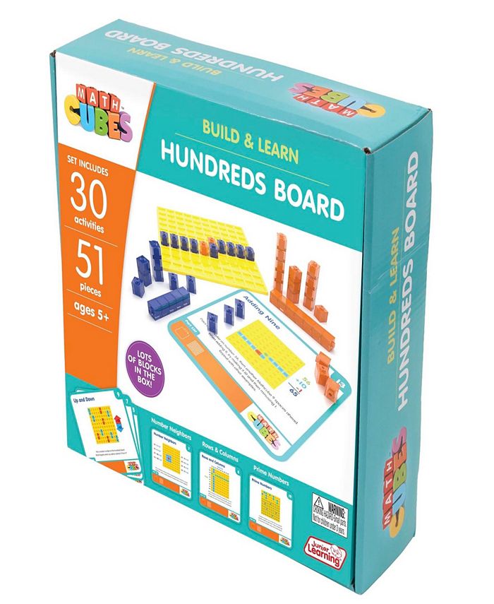 Junior Learning Mathcubes - Hundreds Board Activity Set - Macy's