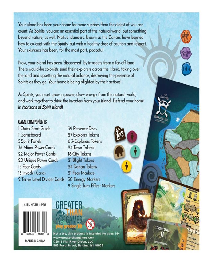 Greater Than Games Horizons of Spirit Island Strategy Board Game - Macy's