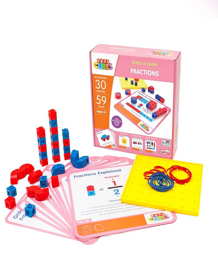 Junior Learning Mathcubes - Fractions Activity Set - Macy's