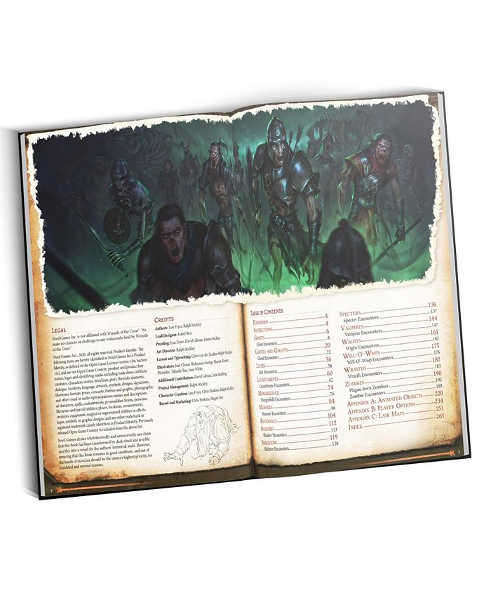 Nord Games Ultimate Bestiary The Dreaded Accursed RPG Book - Macy's