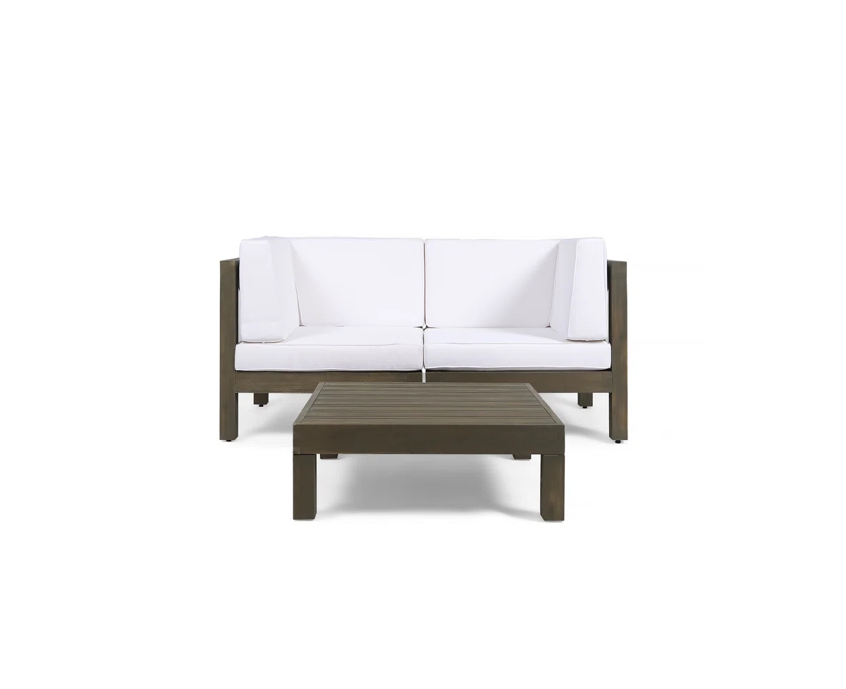 Click here for Simplie Fun Outdoor Loveseat Set with Coffee Table... prices