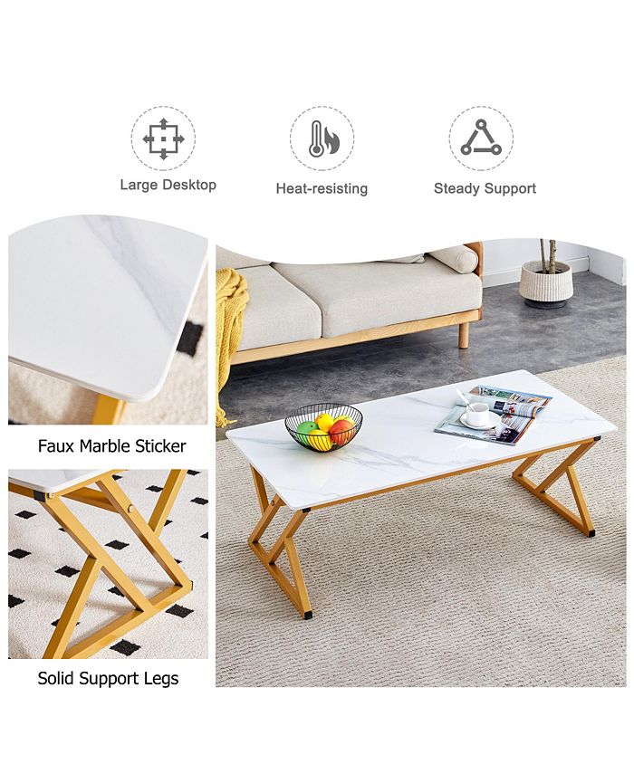 Simplie Fun Modern Multipurpose Coffee Table with Assembly Kit - Macy's