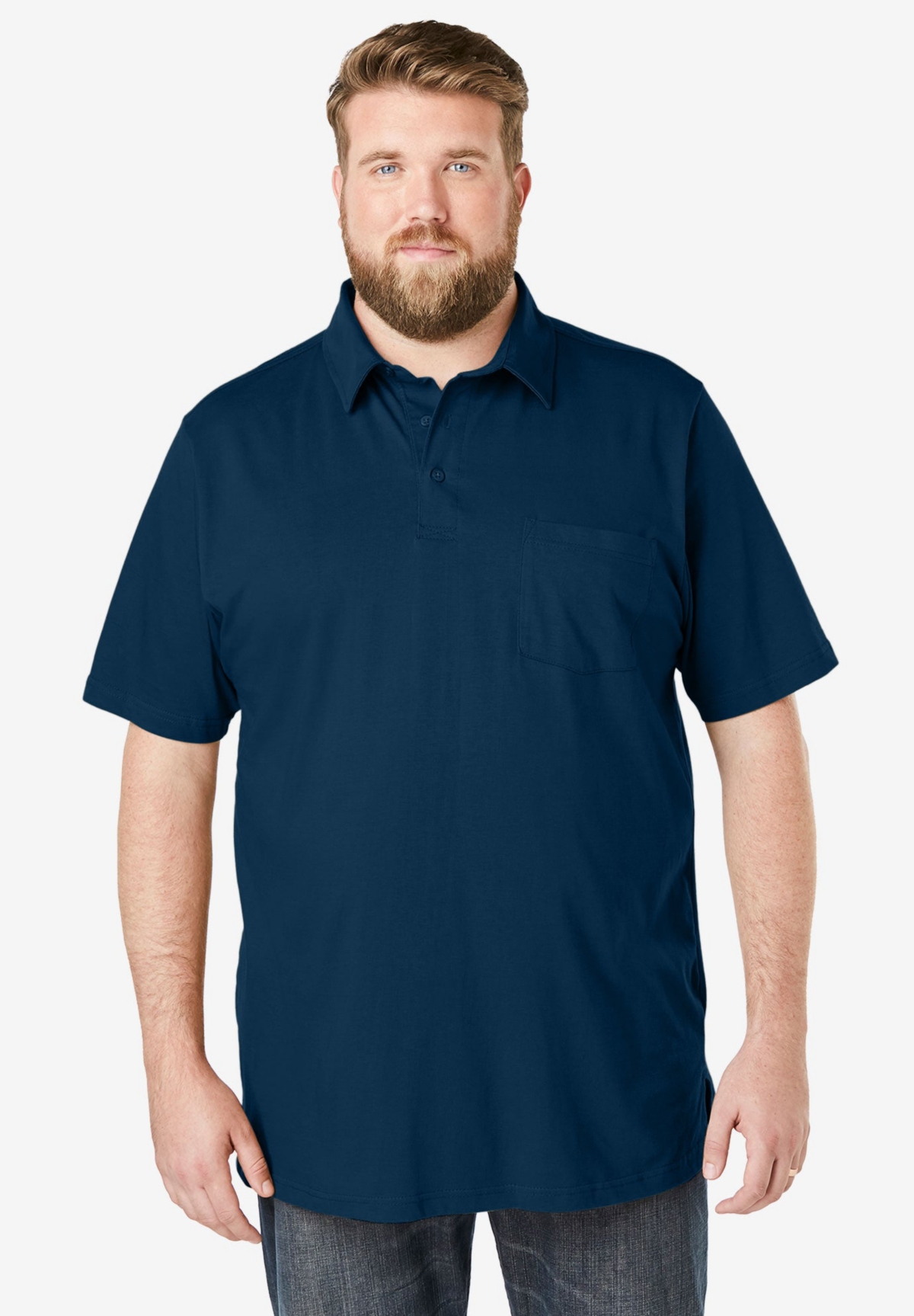 Click here for KingSize Big & Tall Heavyweight Jersey Polo Shirt... prices